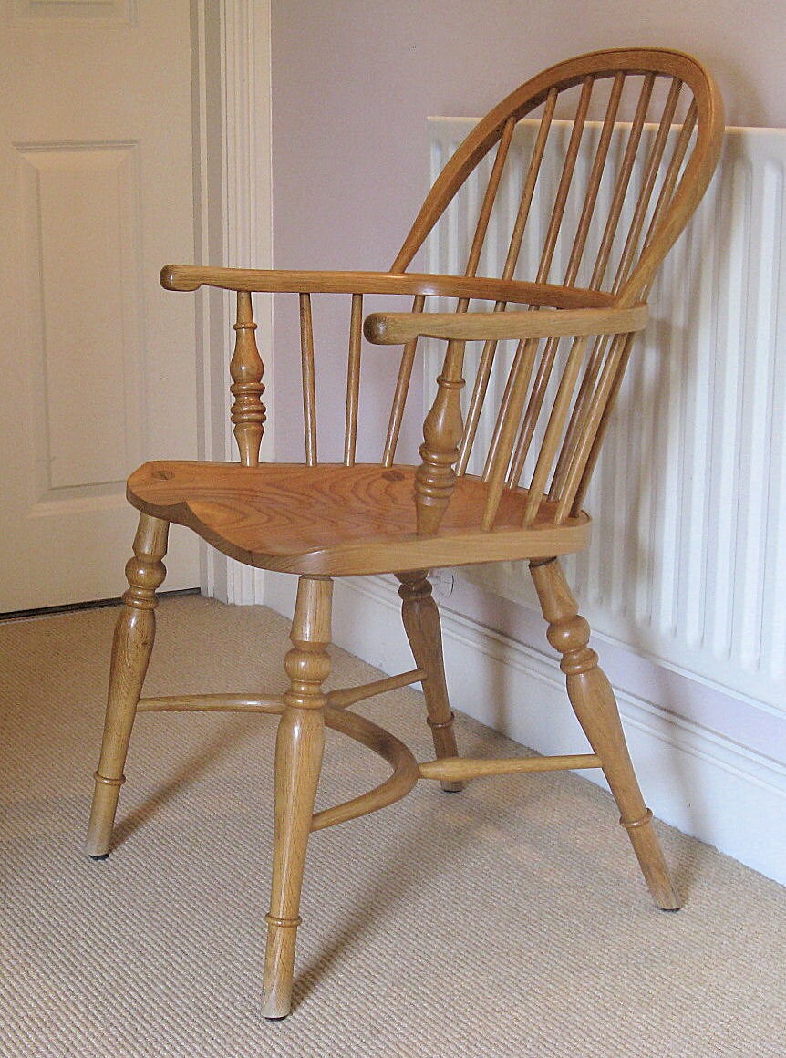 Pair of Bespoke Elm & Beech? Spindle Back Windsor Chairs – Haute Juice