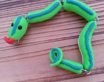 Popular items for snake keychain on Etsy