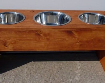 Large dog feeder | Etsy