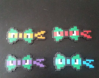 Items similar to Teenage Mutant Ninja Turtles and Splinter Perler Bead ...