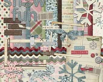 Hippie Digital Scrapbook Kit The Happy Hippie