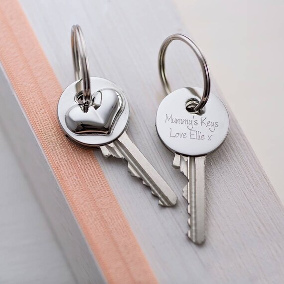 Personalised Key Cover. Personalized New Home Gift.