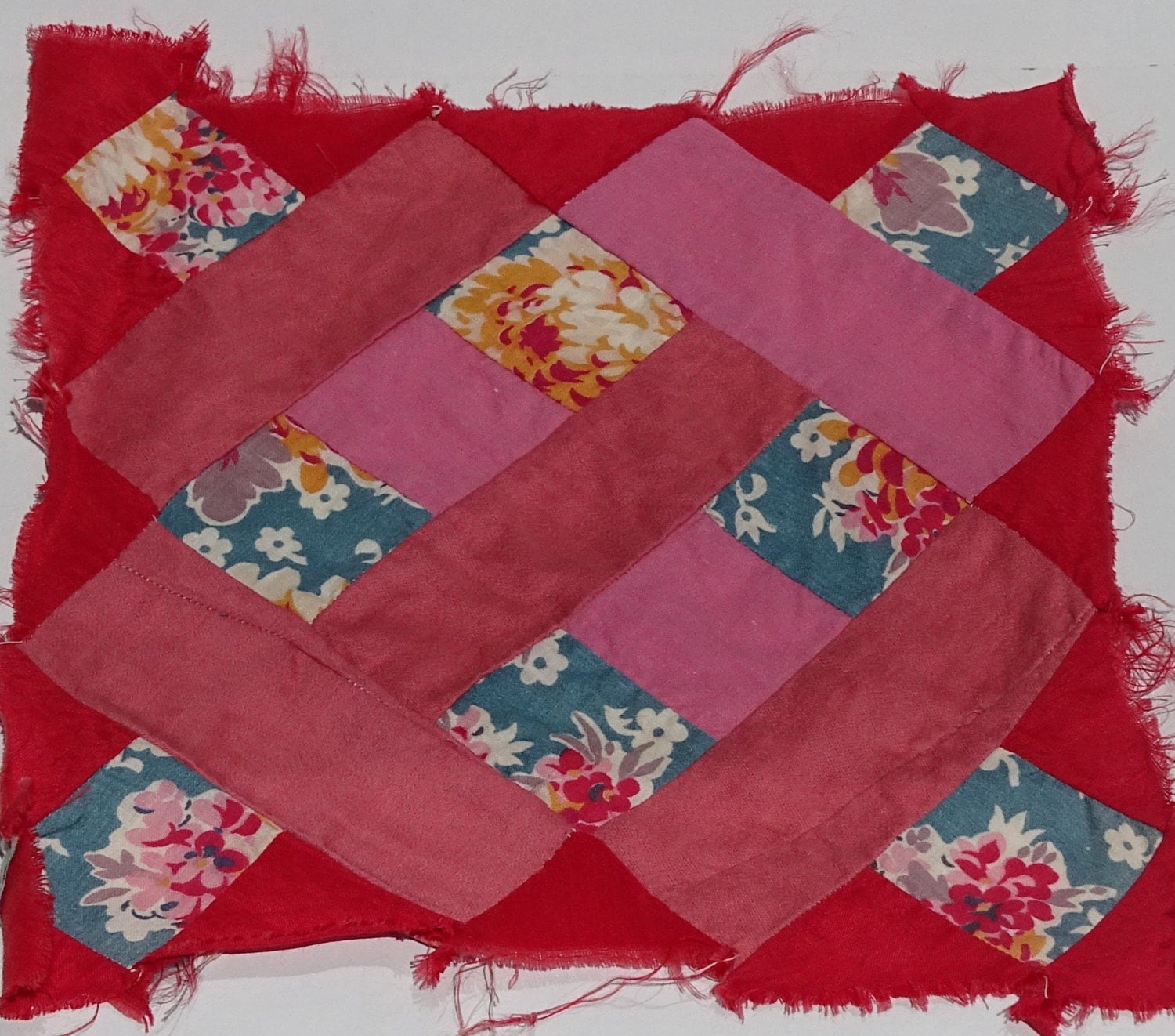 Depression Era Quilt Block 1930s Quilt Block Vintage