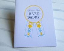 Popular items for baby daddy card on Etsy