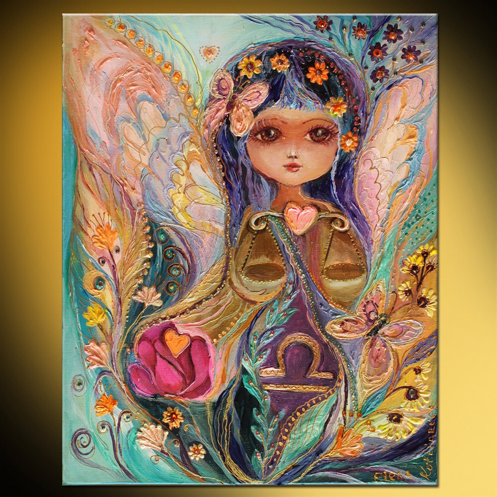 The Zodiac Fairies series Libra. Limited series art print
