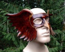 Unique hawk mask related items | Etsy