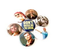 Bill Murray 1inch Pinback Buttons or Magnets by Jenny Stench