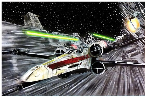 Star Wars X-Wing Death Star Trench Run Limited Edition by solman1