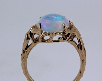 Rabbit Ring in Sterling Silver by BlueBayerDesignNYC on Etsy