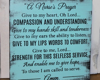 Nurse sign | Etsy