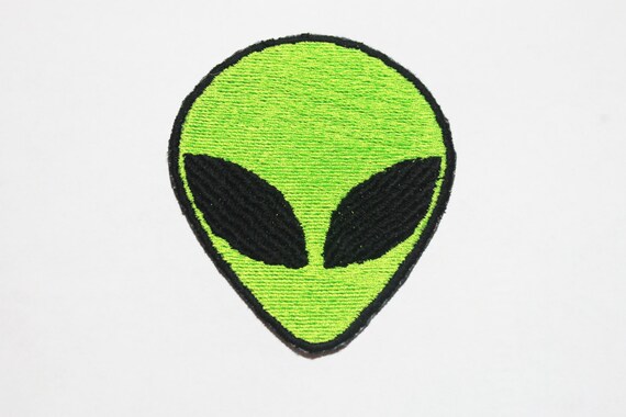 4 inch Alien Patch Embroidered Alien Iron on Sew on Patch