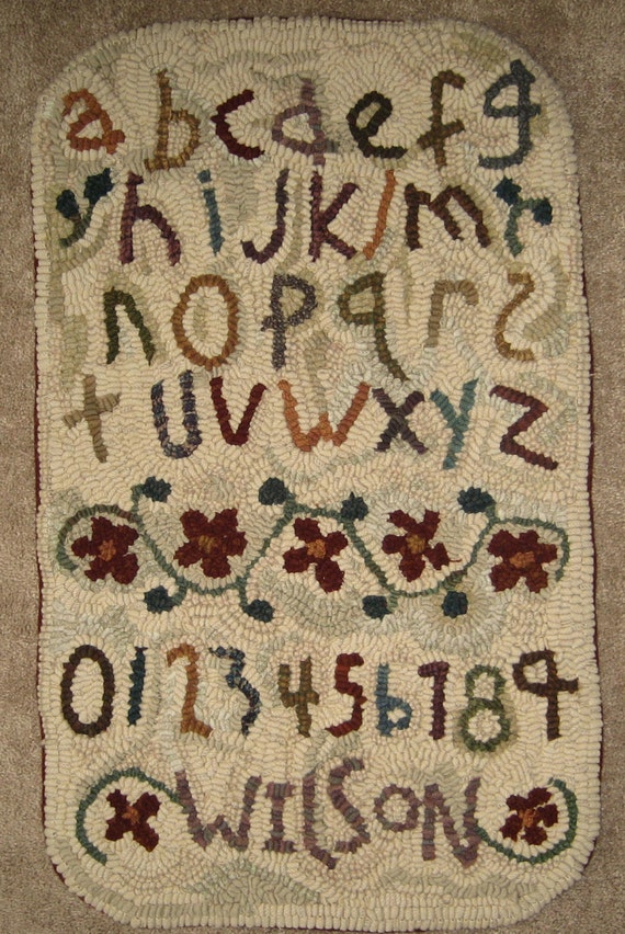Primitive Rug Hooking Pattern-Simple Sampler