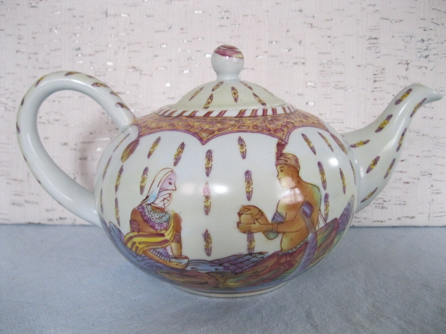 Alladin Tea Pot / Whimsical Tea Pot / Vintage / Tea For Two