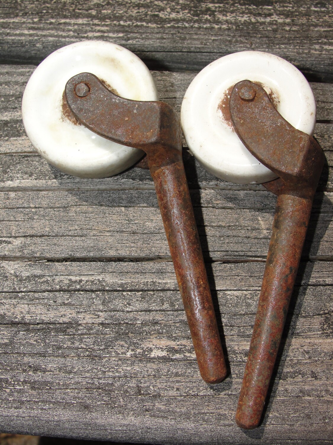 Antique furniture restoration porcelain and metal casters – Haute Juice