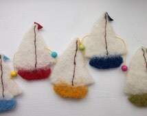 Unique felt boat related items | Etsy