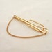 Vintage Stratton Imitation Gold Tone Tie Pin by thesecretcupboard