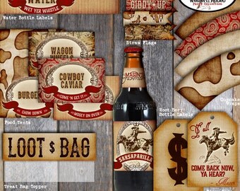 Cowboy Photo Booth Props Western Rodeo Photo Props Wild