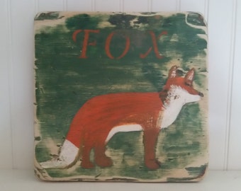 Popular items for wooden fox on Etsy