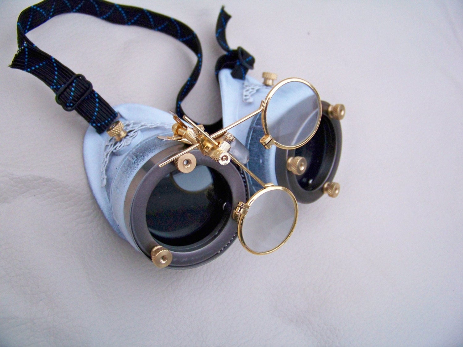 Steampunk Goggles-Engineer by WarFireForge on Etsy