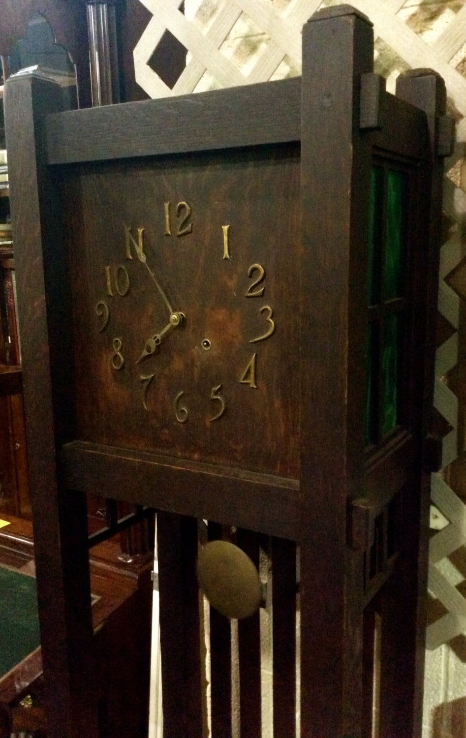 Tall case clock mission oak, c1900 Grandfather Clock – Haute Juice
