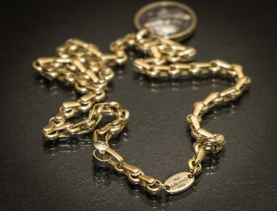 18K Solid Gold Italian Made Chain Italian 18K Gold by Trencheff