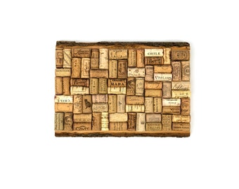 Round Natural Edge Cork Board large