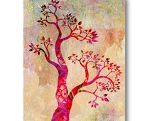 Popular items for abstract tree prints on Etsy