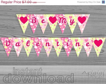 Popular items for valentines bunting on Etsy