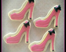 Popular items for high heel cookies on Etsy