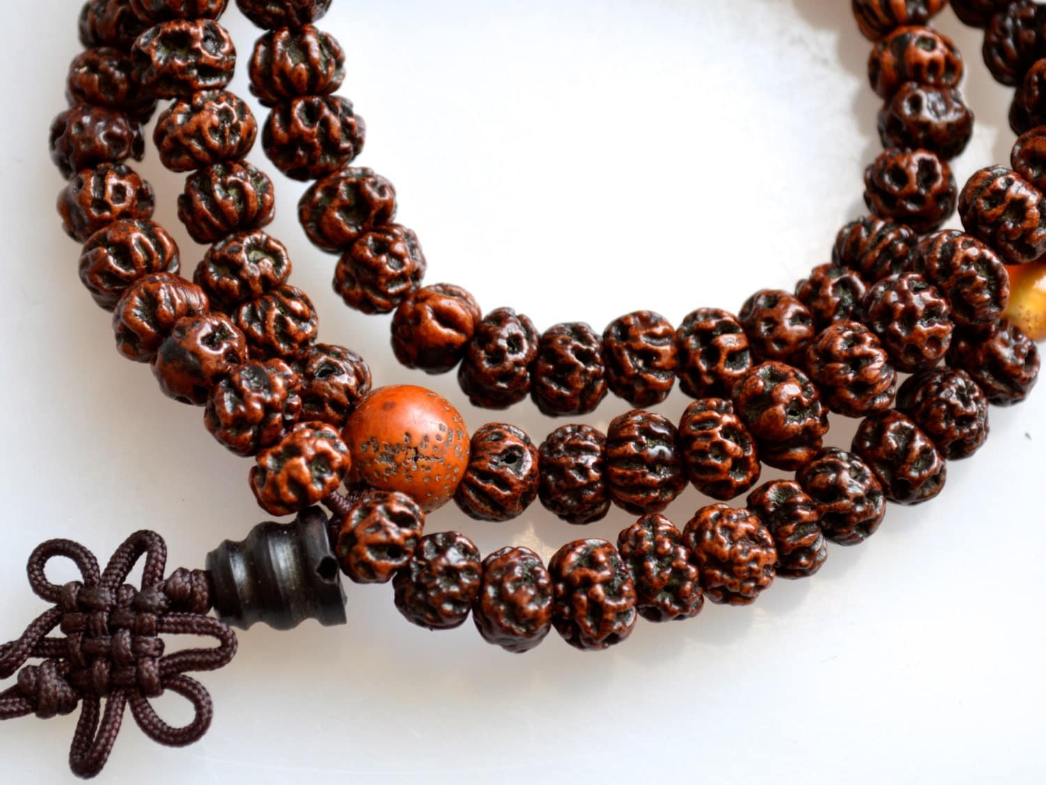 Rosary Bodhi Seeds Beads Natural Color Roundel Shape Size