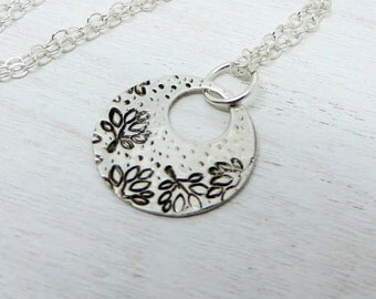 Silver leaf pattern | Etsy