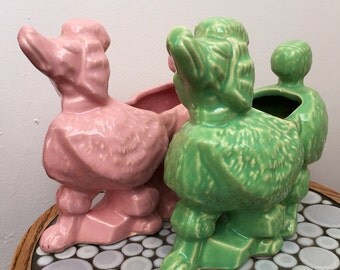 Popular items for poodle planter on Etsy