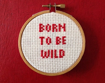 Embroidered quote | Etsy