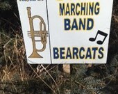Items similar to Band, Marching Band custom, personalized yard sign ...