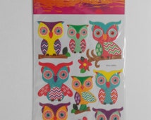 Popular items for owl sticker on Etsy