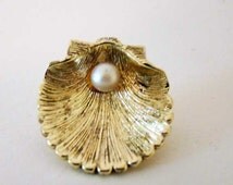 Popular items for seashell brooch on Etsy