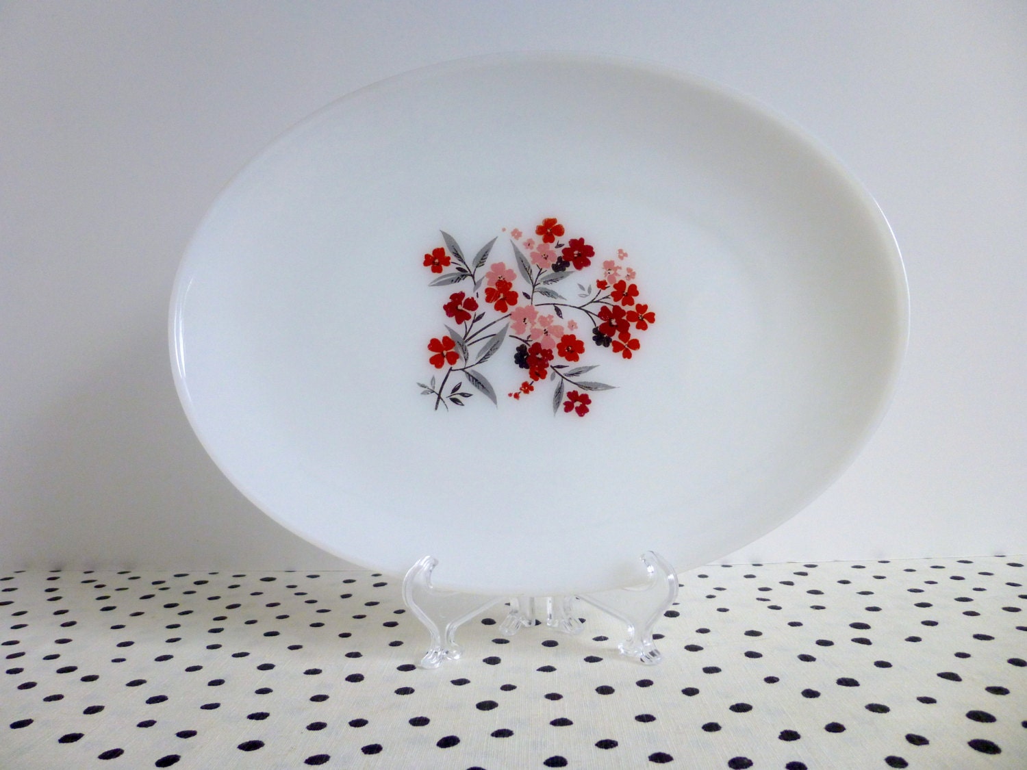 Vintage Fire King Primrose Serving Platter, Fire King Platter, Primrose ...