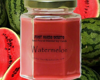 Watermelon candle | Etsy