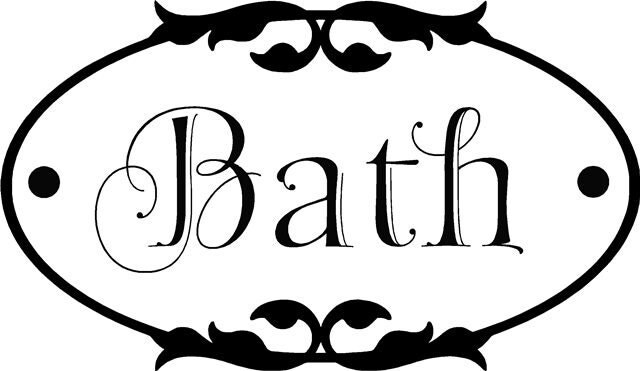 Bath Word Wall Vinyl Decal by JennaDecalsandMore on Etsy