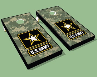 Army cornhole boards | Etsy