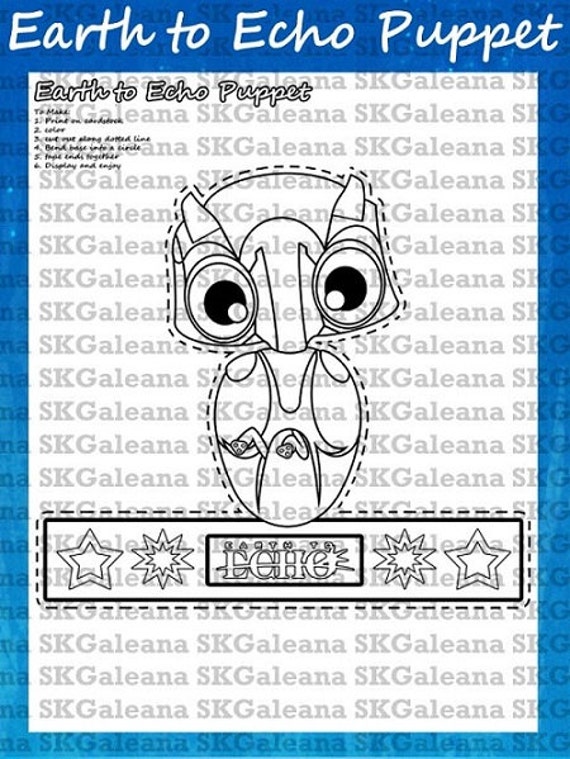 Earth to echo coloring pages