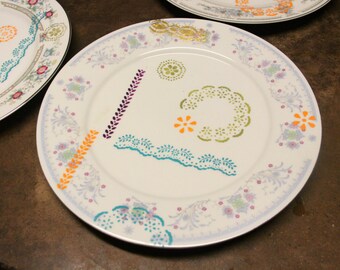 Mismatched dinner plates | Etsy