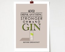 Popular items for gin print on Etsy