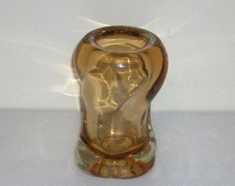 Erickson Glass Cobalt Controlled Bubble Vase by EricksonExchange