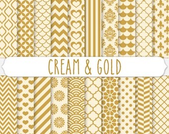 Popular items for gold digital papers on Etsy