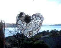 Unique sea glass window art related items | Etsy