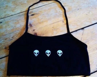 Alien crop top | Etsy