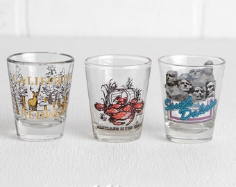 Popular items for state shot glasses on Etsy