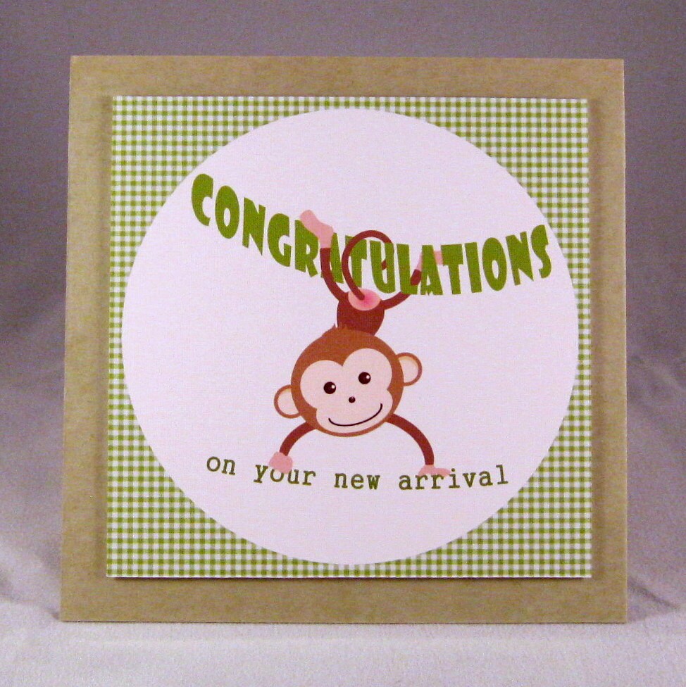 Congratulations on your new arrival card