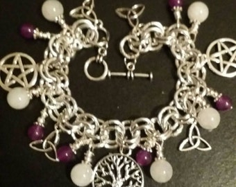Popular items for witch charm bracelet on Etsy